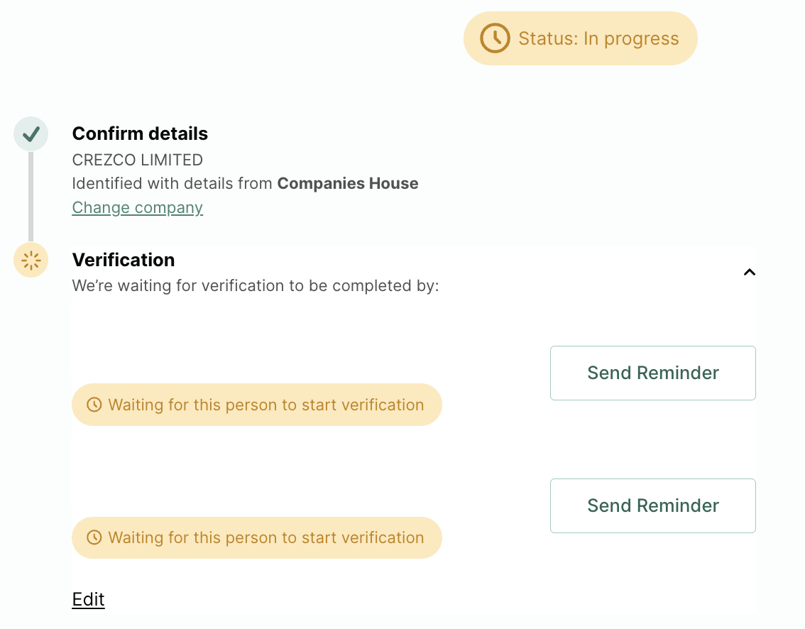 Account Verification