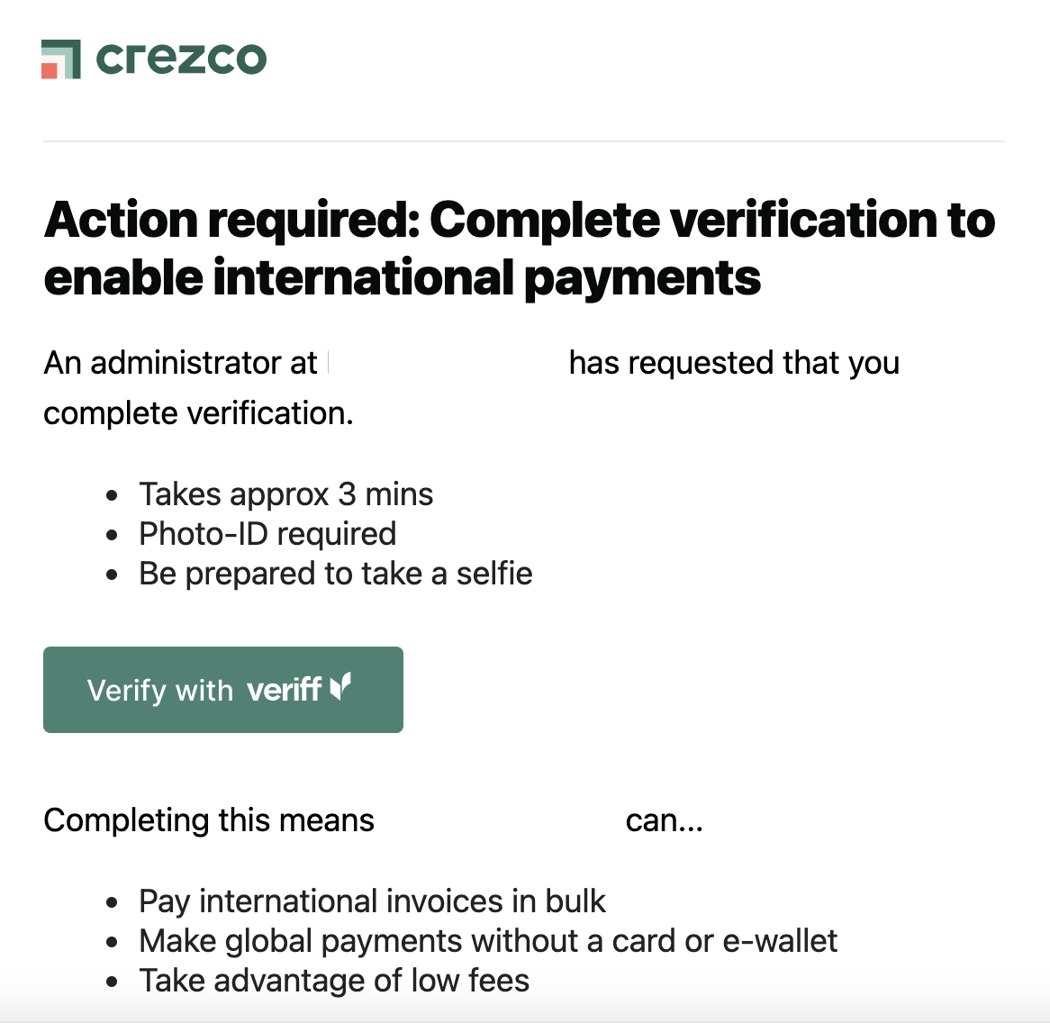 Account Verification
